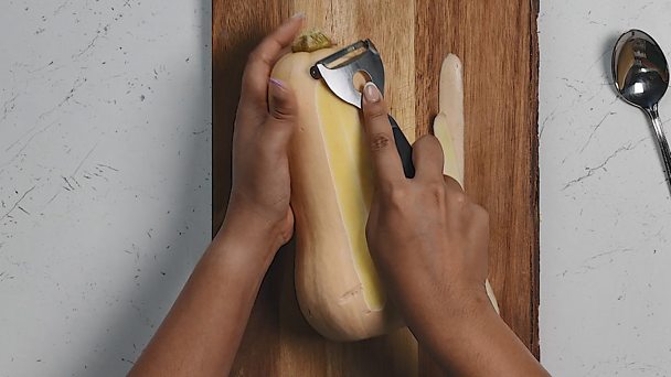 How to peel a squash - BBC Food
