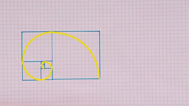 How to draw a golden spiral - BBC Bitesize