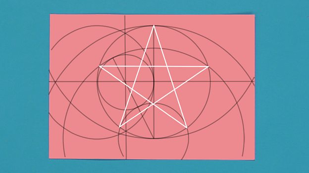 How to draw a perfect five-pointed star - BBC Bitesize