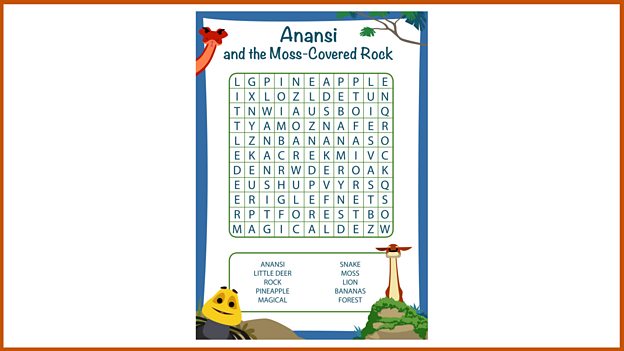 English KS1: Anansi and the Moss-Covered Rock - BBC Teach