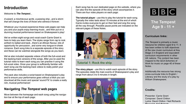 The Tempest - Meet the characters - BBC Teach