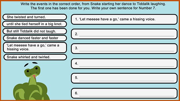 English KS1: Tiddalik the Frog - BBC Teach