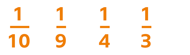 Order simple fractions - Maths - Learning with BBC Bitesize