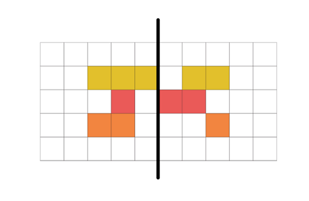 Vertical lines of symmetry - Maths - Learning with BBC Bitesize