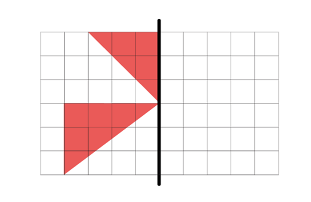 Vertical lines of symmetry - Maths - Learning with BBC Bitesize