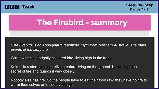 KS2: 'The Firebird'. Delivering and performing. - BBC Teach