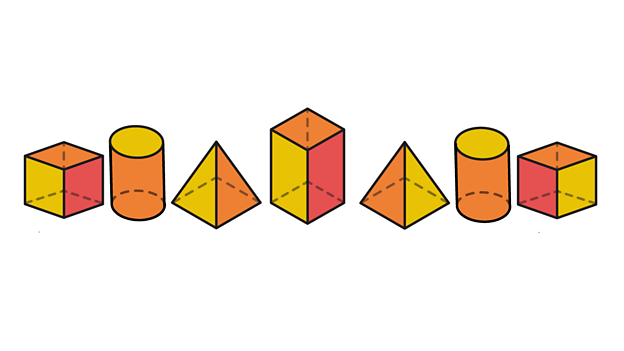 Patterns with 2D and 3D shapes - Maths - Learning with BBC Bitesize