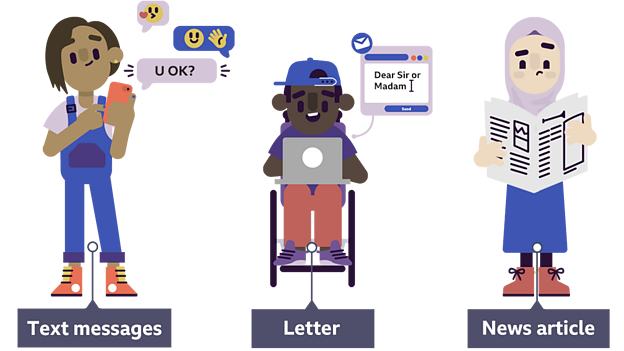 Examining different text types - BBC Bitesize