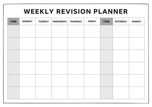 How do I make a revision timetable for my exams? - BBC Bitesize