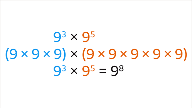 Laws of indices for multiplication and division - BBC Bitesize