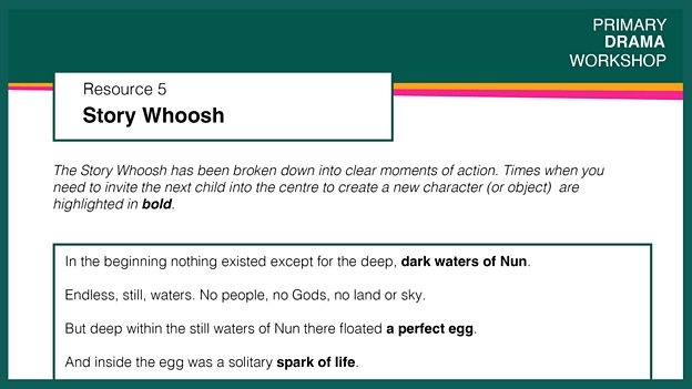 Primary Drama Workshop. 3: Concluding a drama. - BBC Teach