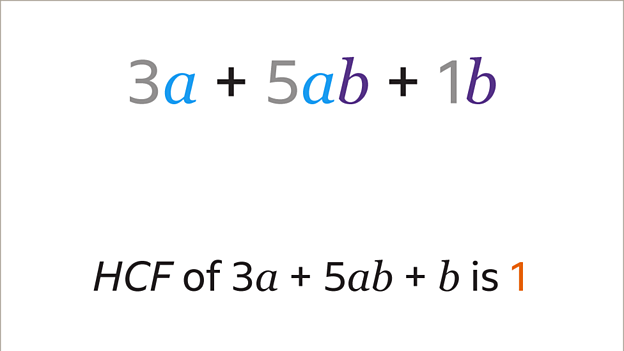 Rewrite expressions by taking out common factors - KS3 Maths - BBC Bitesize