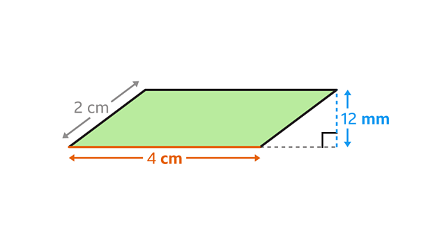Area of parallelograms - KS3 Maths - BBC Bitesize