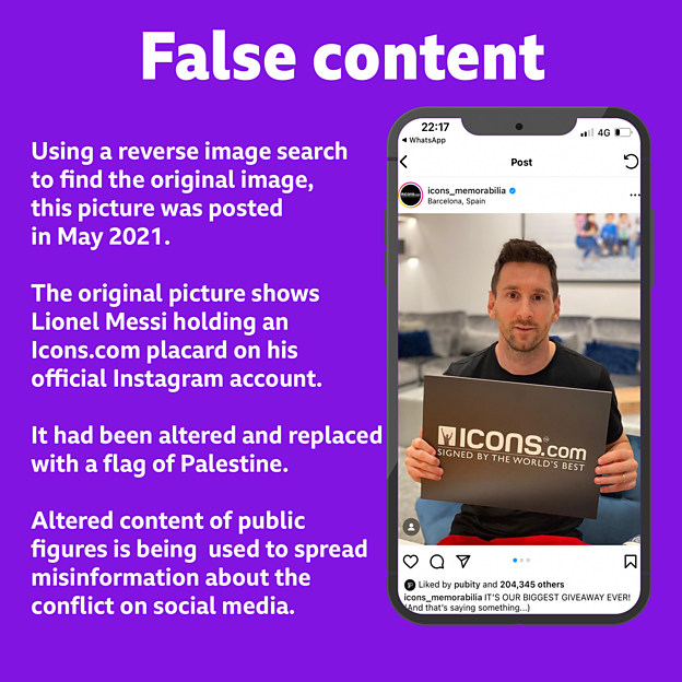 Israel-Gaza: How to spot misinformation and disinformation on social ...