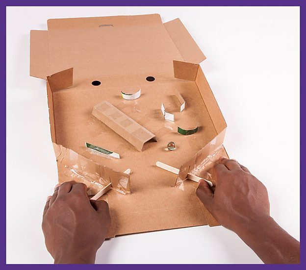How to make a pinball machine with a cardboard box: DIY STEM activity ...