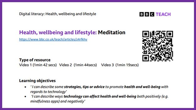 Meditation - BBC Teach