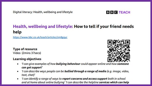 How to tell if your friend needs help - BBC Teach