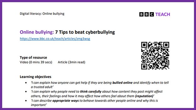 7 tips to beat cyberbullying - BBC Teach