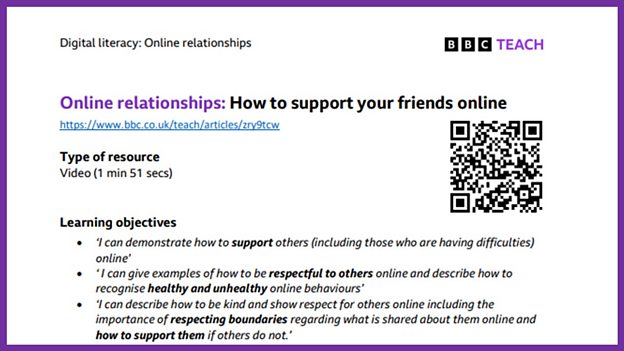 Ways that you can support your friends online - BBC Teach