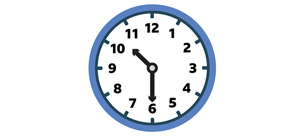Half past - Maths - Learning with BBC Bitesize