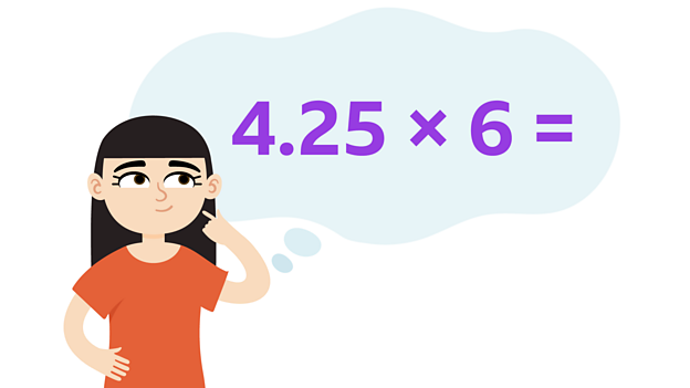 Multiplying decimals by integers - KS2 Maths resources for Year 6 - BBC ...