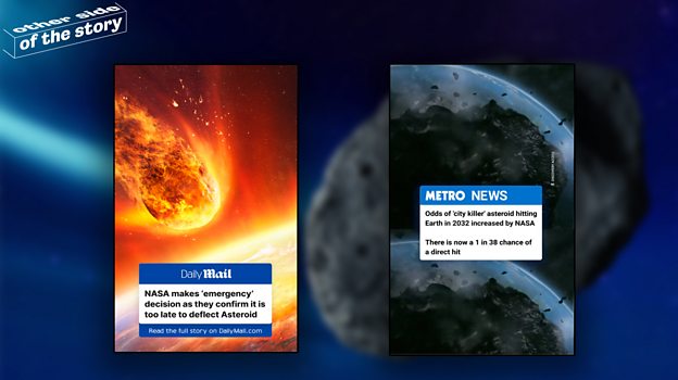 Asteroid 2024 YR4: The truth behind the headlines - BBC Bitesize