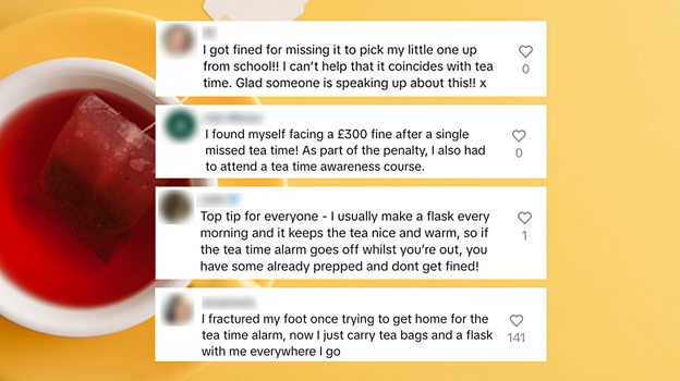 What is the tea time alarm? The viral joke taking over social media ...