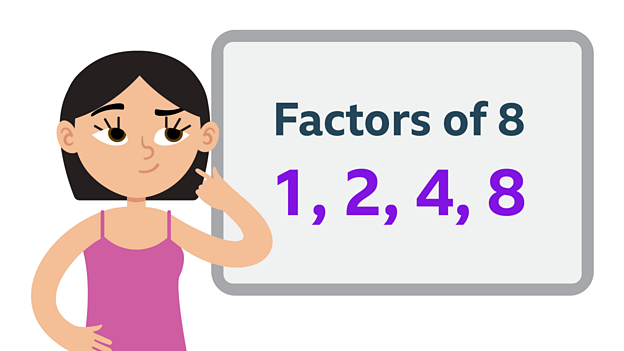 Learn how to use factors for division. - BBC Bitesize