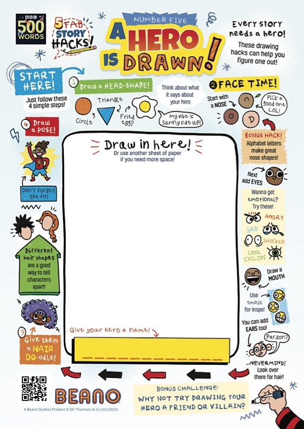 Unleash story writing with '5 Fab Story Hacks' from Beano - BBC Teach