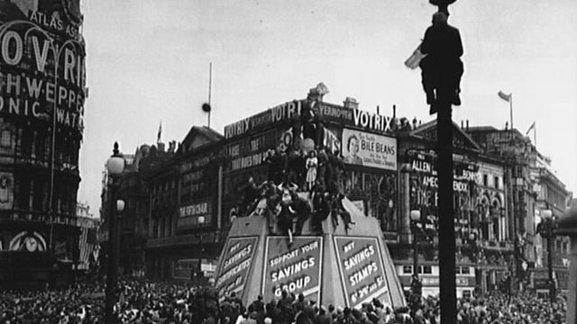BBC - History of the BBC, VE-Day celebration reports from Piccadilly ...