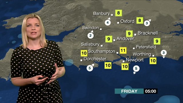 BBC One - South Today, 22/10/2015, The weather forecast for South England