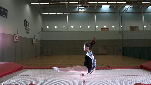 BBC - Bitesize, Trampolining - seat landing