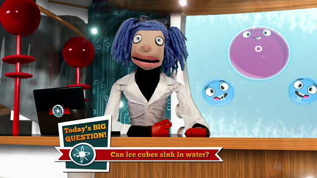 BBC - Learning, Brain Freeze: Can ice cubes sink in water?