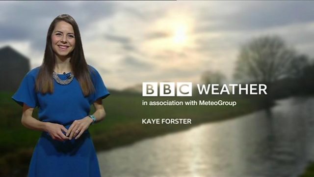 BBC - Watch: Today's weather with Kaye Forster