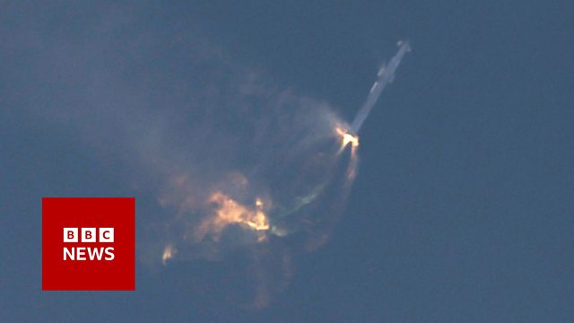 BBC News - SpaceX's rocket explodes on test flight