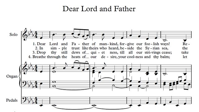 BBC One - Songs of Praise - Dear Lord and Father of Mankind