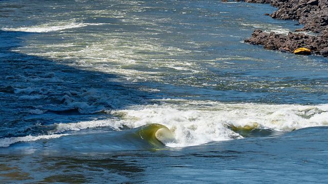 BBC Two - Earth's Great Rivers II - Surfing the Zambezi Wave