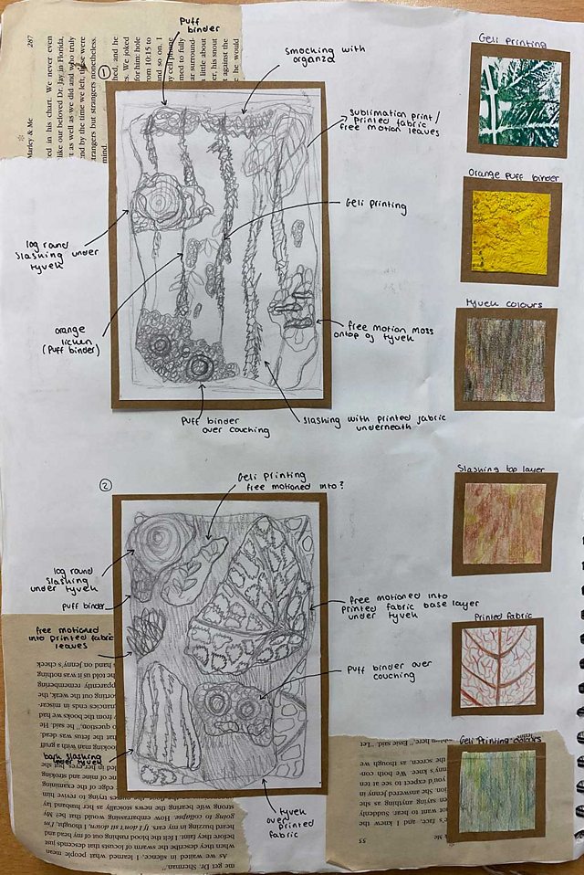 How to annotate - Annotating your work - AQA - GCSE Art and Design ...