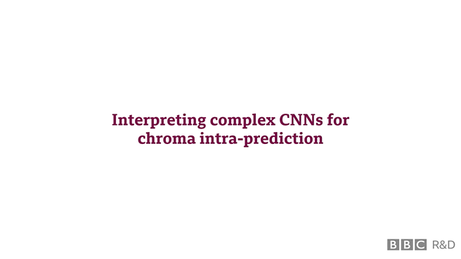 Video compression: Chroma intra-prediction using machine learning - BBC R&D