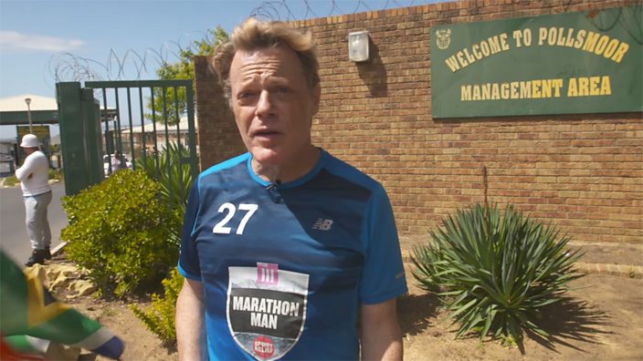 Eddie in reverse (with seriously fit legs) - BBC Three