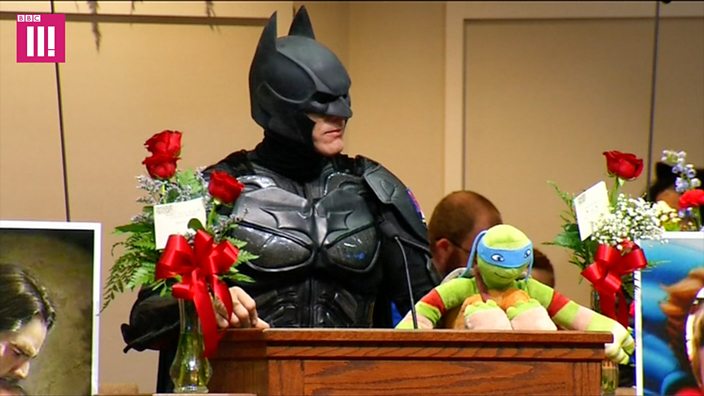 A superhero send-off for 6-year-old victim of US shooting - BBC Three