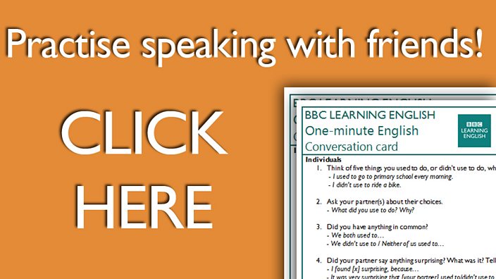 BBC Learning English - Course: One Minute English Marathi / Unit 1 / Session 1 / Activity 1