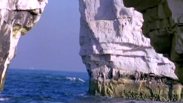BBC Two - Geography in Animation, Old Harry Rocks - coastal processes ...