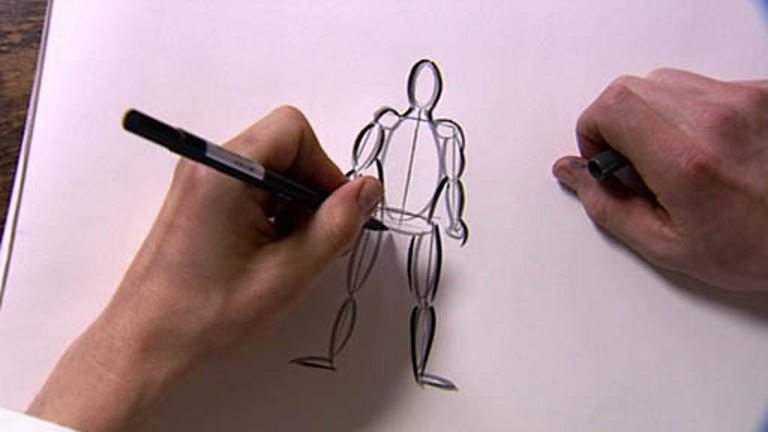 BBC Two - Bitesize Primary, Art and Design 1, Drawing, Simple figure ...