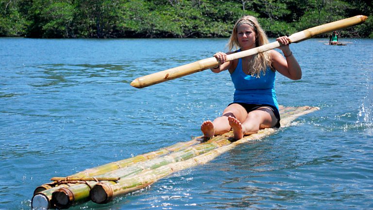 BBC Three - Last Woman Standing, Coron Island - Bamboo Raft Racing ...