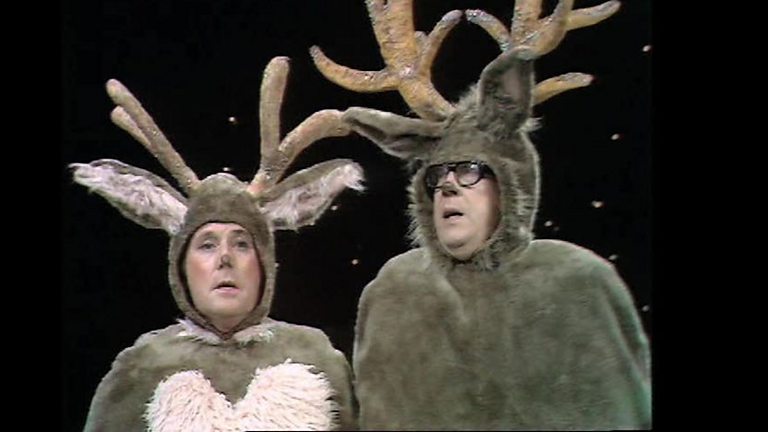 BBC Two - The Morecambe and Wise Show, Christmas Show 1976, Singing In ...