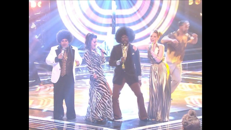 BBC One - The Voice UK, Series 4, Live Semi-Final, Sia performs Elastic ...