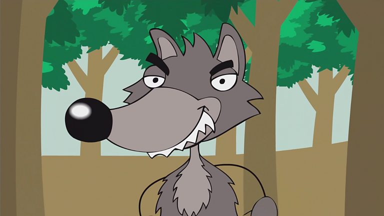 BBC - Learning, The Big Bad Wolf walking through the woods