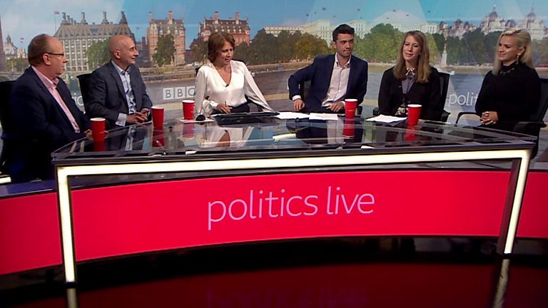 BBC Two - Politics Live, 14/09/2018, Debating Grace Fit's veganism film