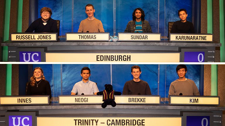 BBC Two - University Challenge, 2021/22 - Episode guide
